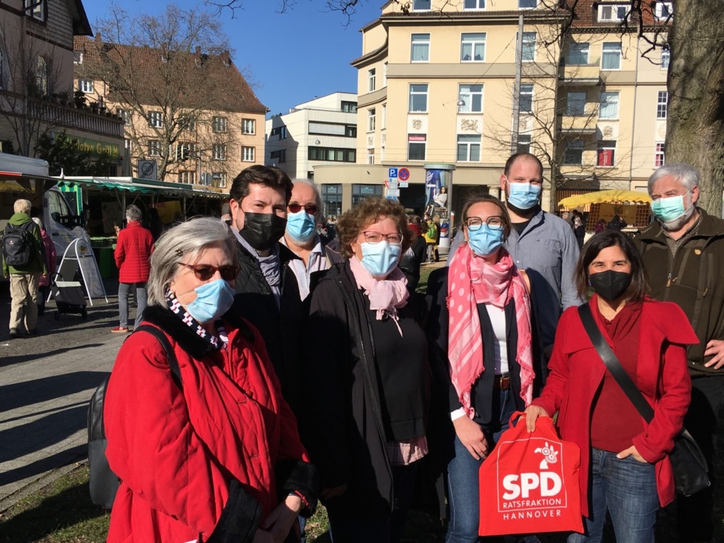 Bauernmarkt am Kantplatz eröffnet - SPD-Ortsverein Kleefeld-Heideviertel